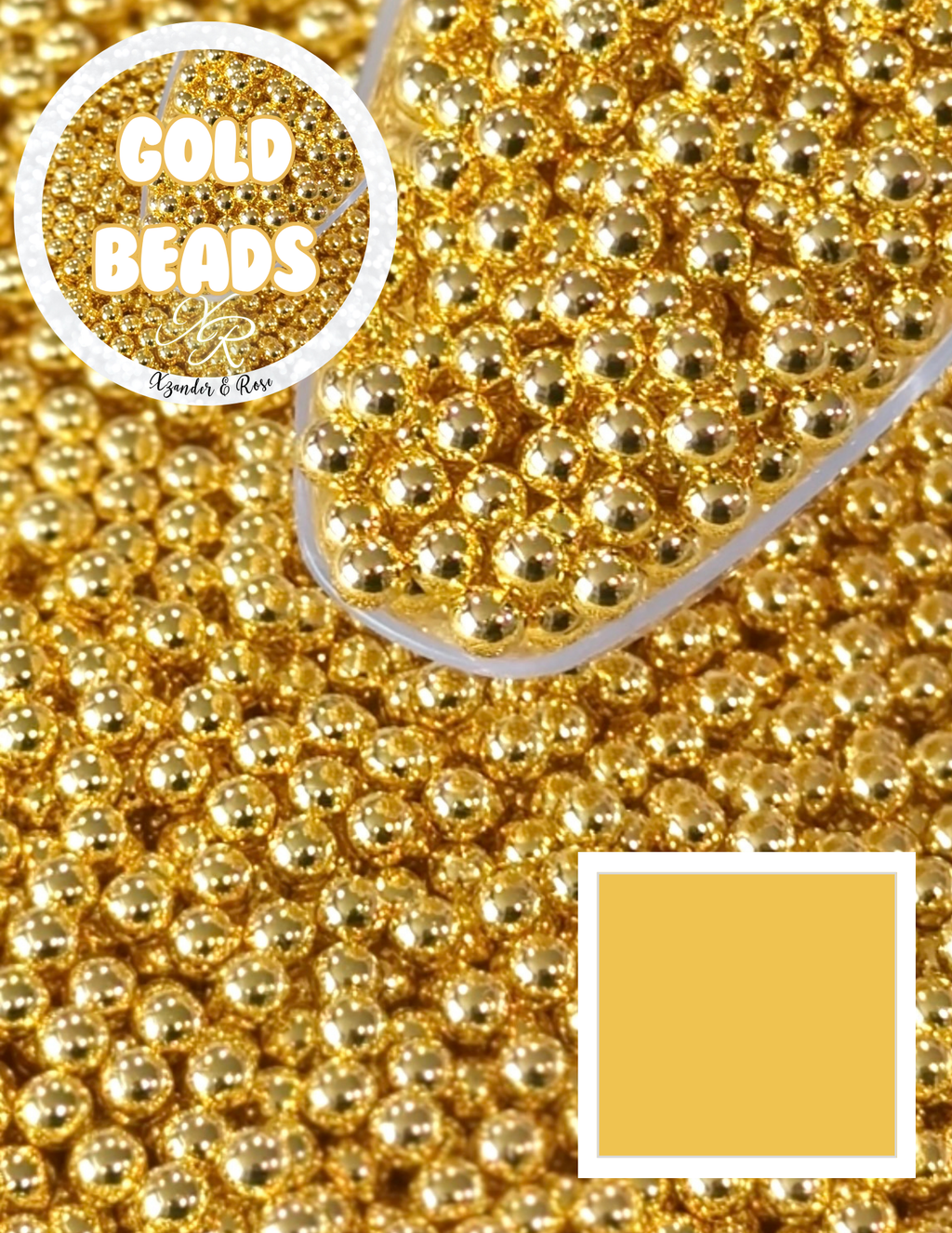 Gold Beads – Xzander & Rose: The Craft Castle